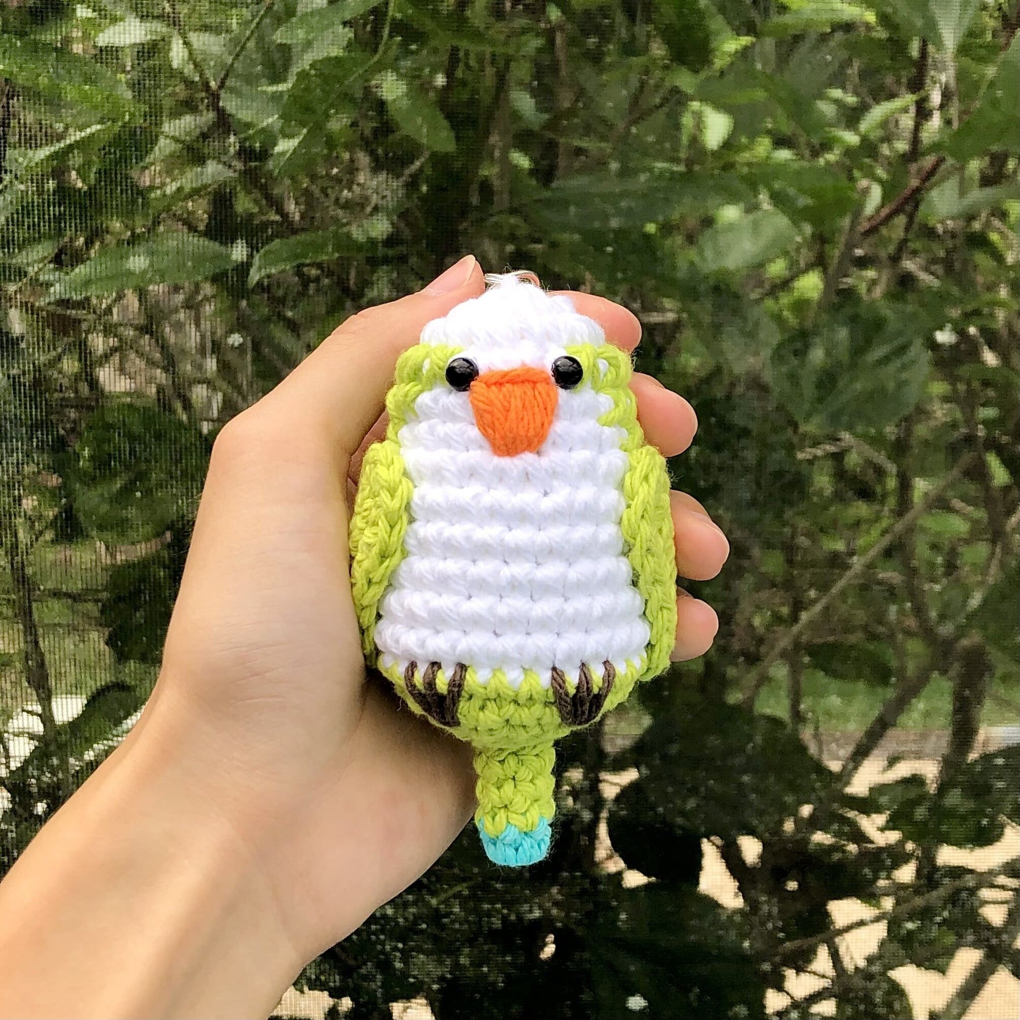 Parrot Crochet Key Chainkey Chain Include - Etsy