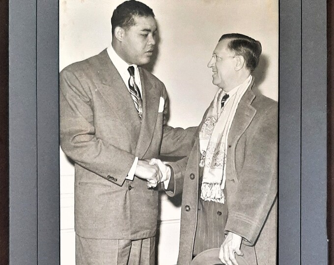 Joe Lewis, Signature Set Matted 16" X 11" - Etsy