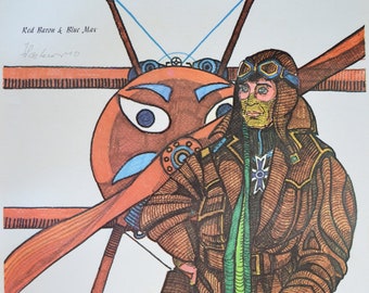 Red Baron Print - Etsy