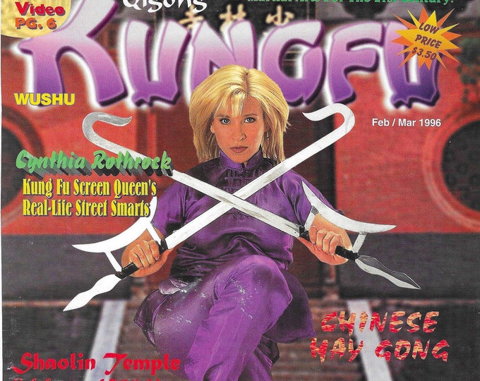 Cynthia Rothrock, Signed 8x10.75 Magazine Cover - Etsy