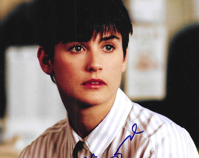 Demi Moore Signed Photo Authentic Autograph With COA - Etsy UK