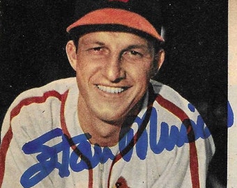 Stan Musial Signed - Etsy