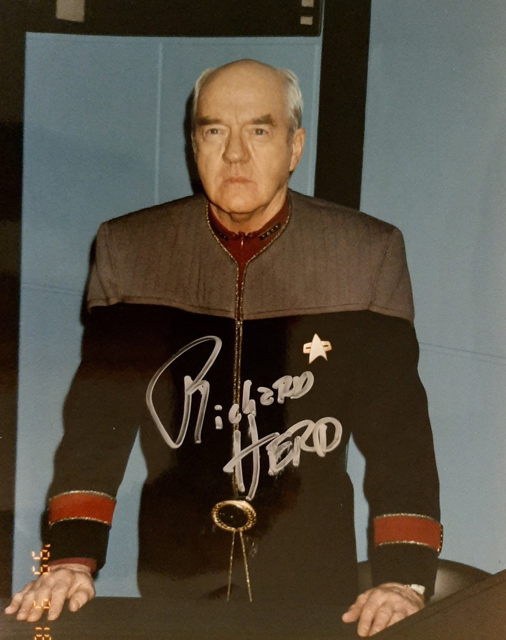 Richard Herd, Star Trek, Admiral Paris, Signed 8x10 Photograph - Etsy