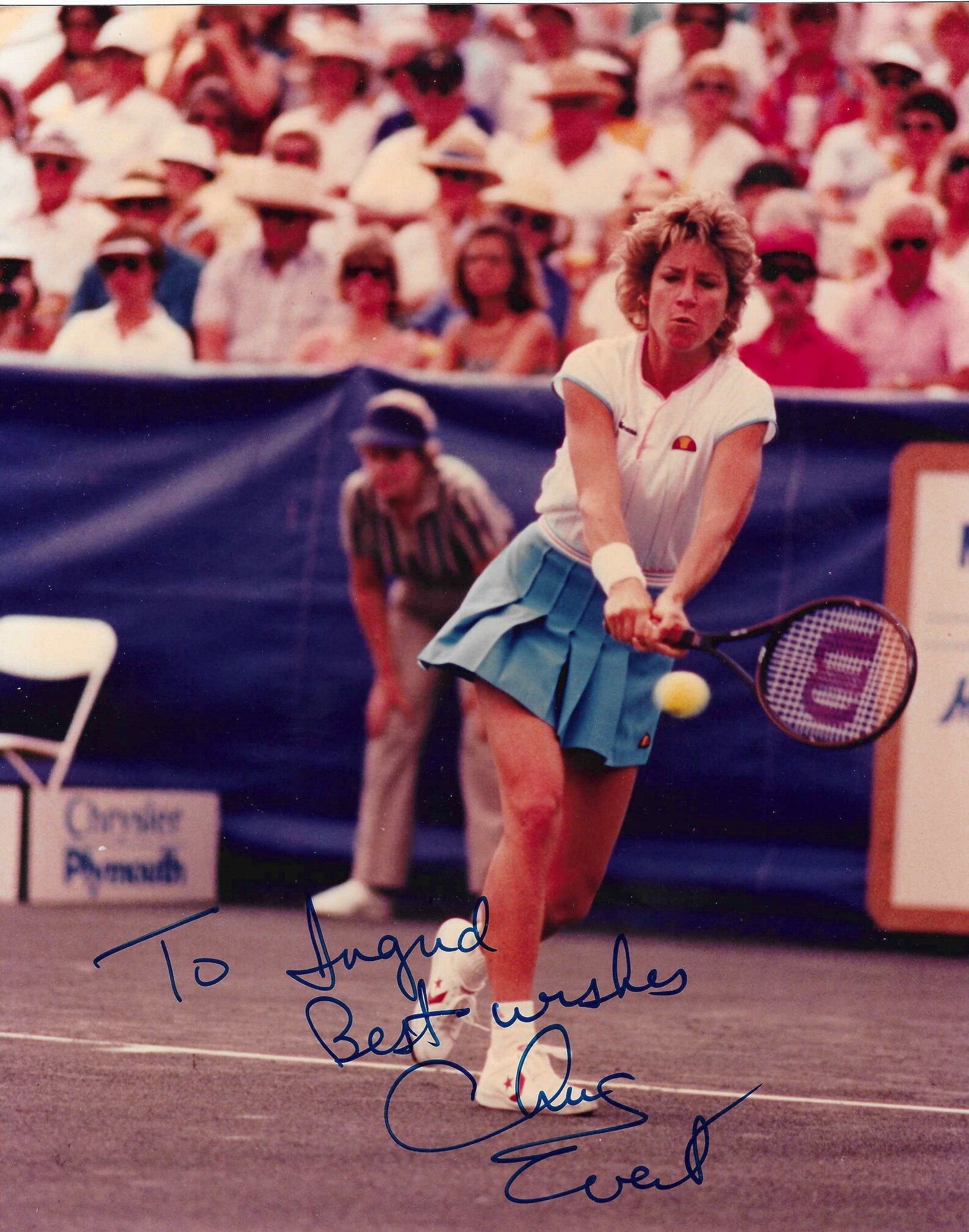 Chris Evert, Signed 8x10 Photograph - Etsy
