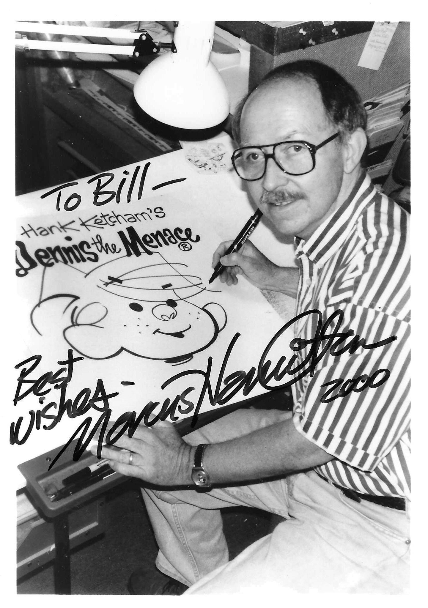 Marcus Hamilton Dennis the Menace Signed 5x7 Photograph - Etsy