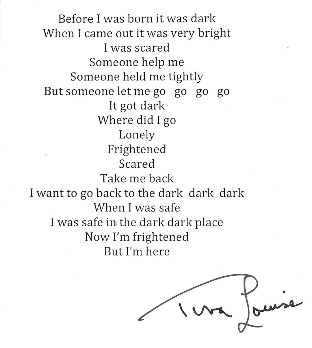 Tina Louise, Gilligan's Island, Signed 7x6 Poem - Etsy