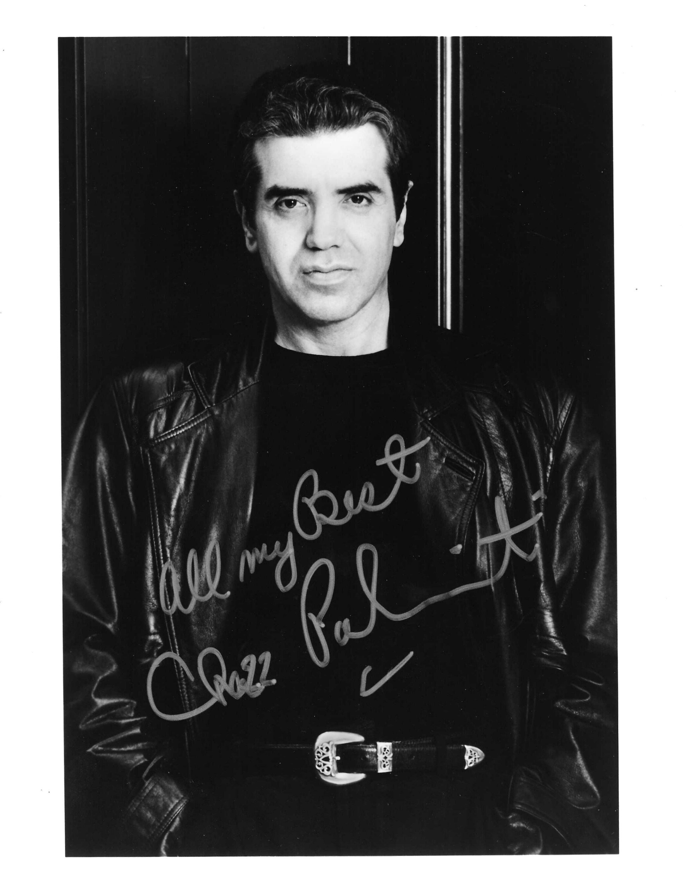 Autographed 8 X 10 Photograph Chazz Palminteri A Bronx Tale Memorabilia ...