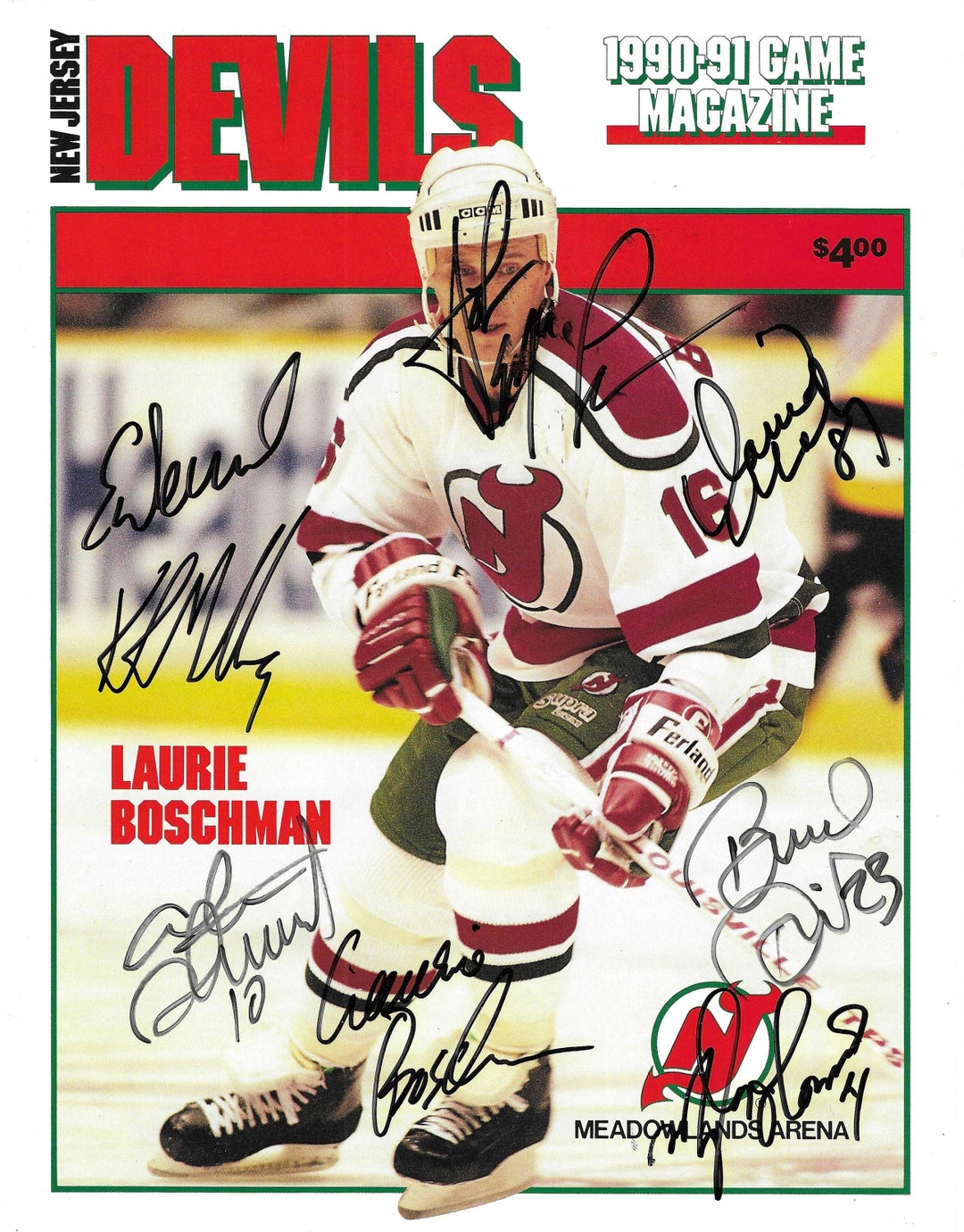 New Jersey Devils, 1990-91 Complete Game Magazine, Includes 8 ...