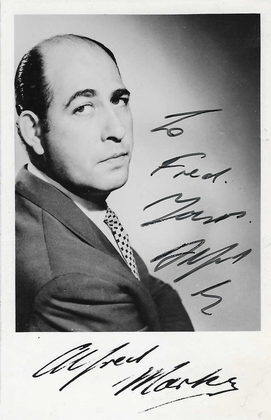Alfred Marks Actor/comedian Signed 3.5x5.5 Photograph - Etsy