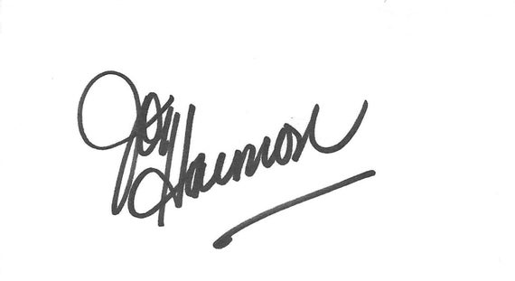 Joy Harmon Cool Hand Luke Signature Card 3x5 | Etsy
