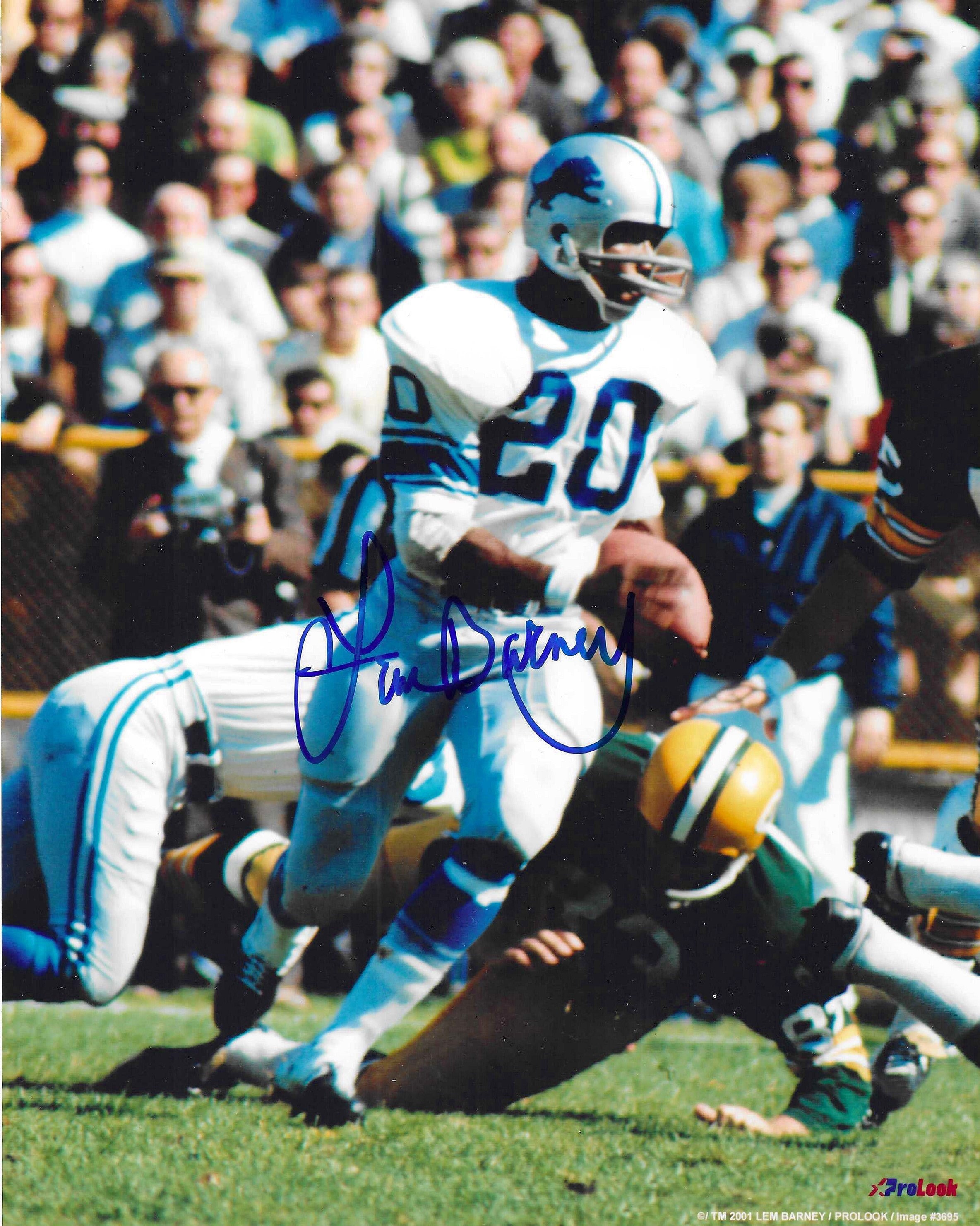 Lem Barney Hall of Fame Detroit Lions Signed 8x10 - Etsy