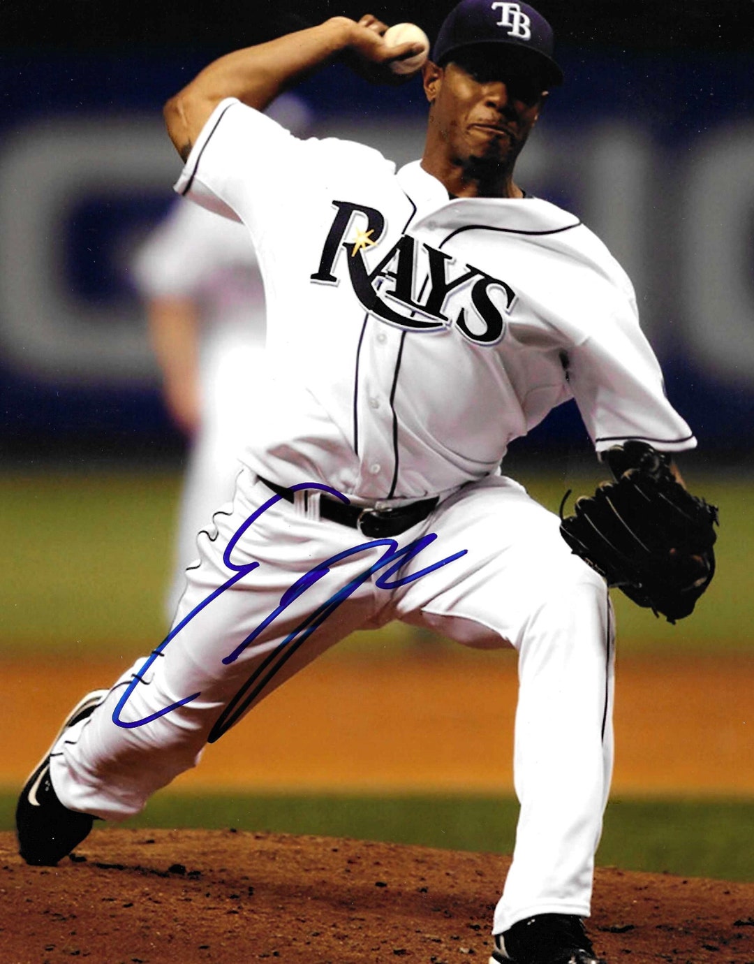 Edwin Jackson Tampa Bay Rays Signed 8x10 Photograph - Etsy
