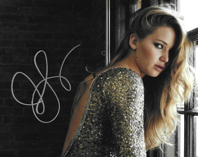 Jennifer Lawrence, Signed 8x10 Photograph - Etsy