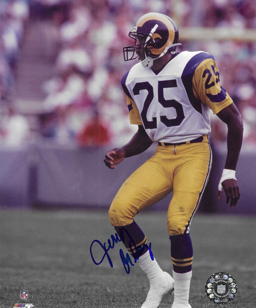 Jerry Gray, Los Angeles Rams, Signed 8x9.5 Photograph - Etsy