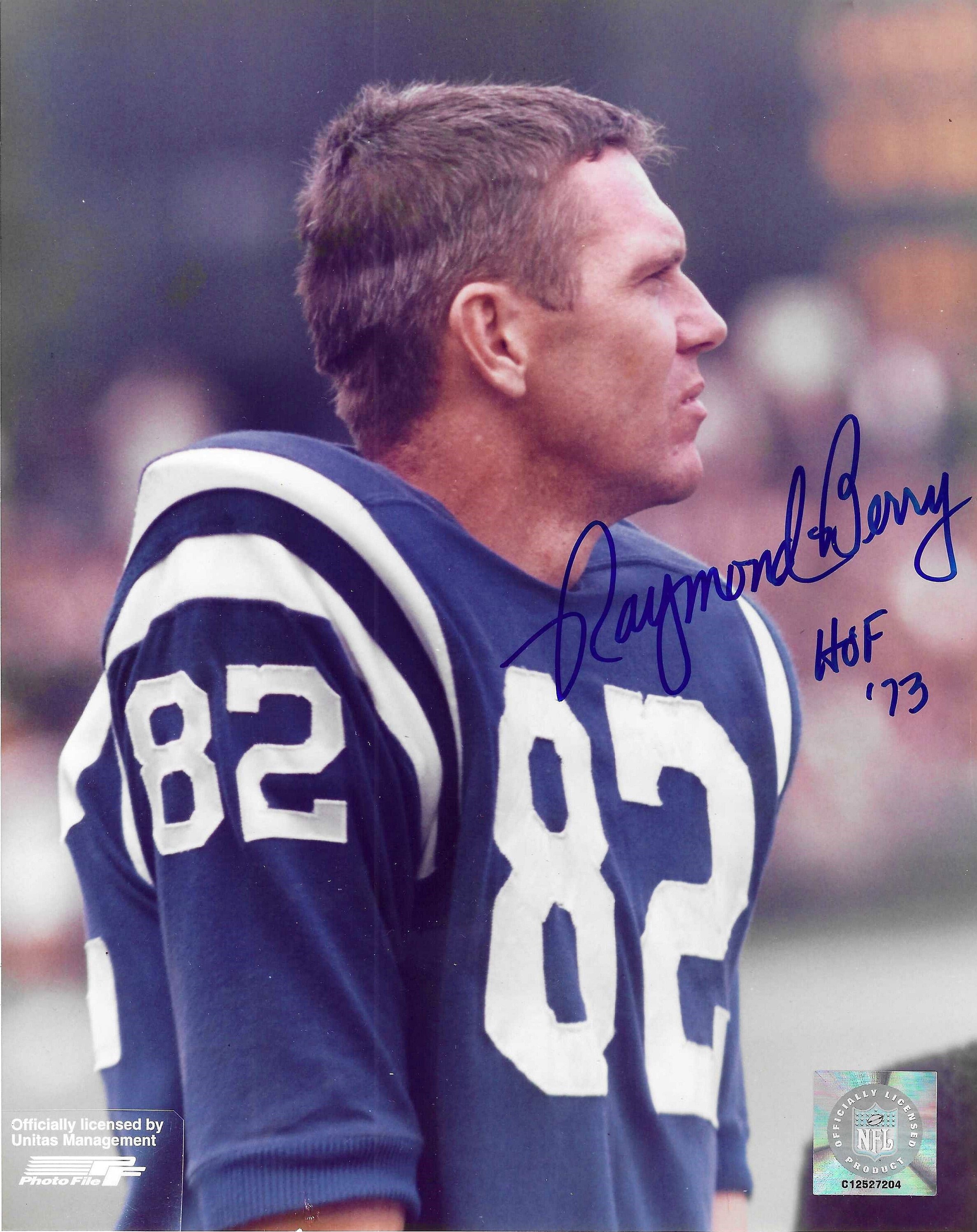 Raymond Berry Hall of Fame Signed 8x10 Photograph - Etsy