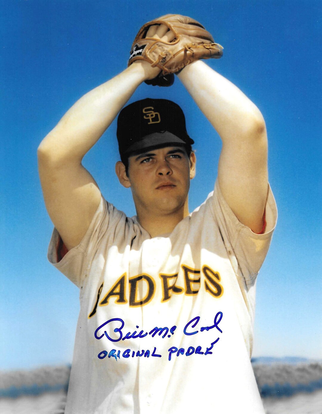 Billy Mccool, San Diego Padres, Signed 8x10 Photograph - Etsy
