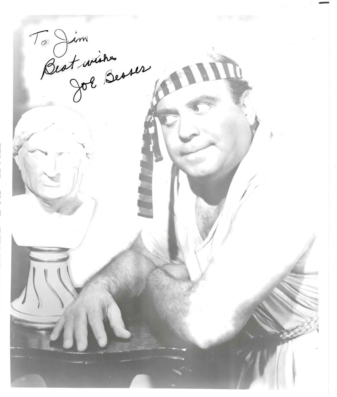 Joe Besser, Three Stooges, Curly Joe, Signed 8x10 Photograph, JSA - Etsy