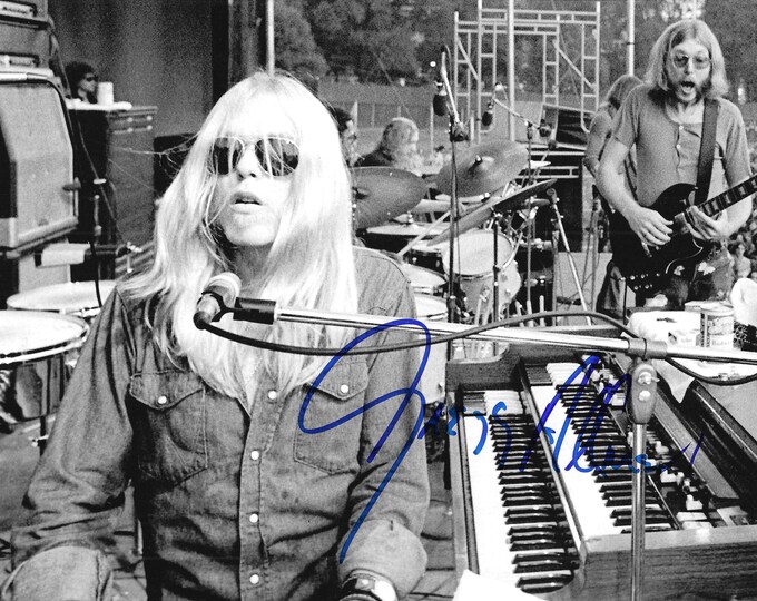 Greg Allman, the Allman Brothers Band, Signed 8x10 Photograph - Etsy