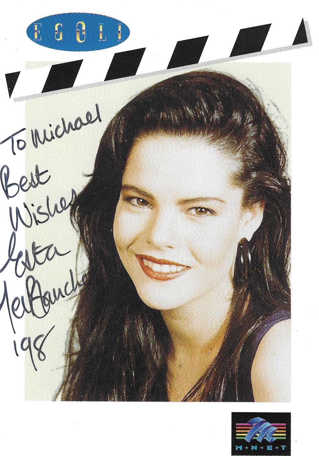 Esta Terblanche, All My Children, Signed 4x6 Promo Card & Letter - Etsy