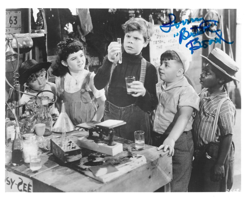 Tommy Butch Bond, Our Gang Comedies, Little Rascals, Signed 8 X10 ...