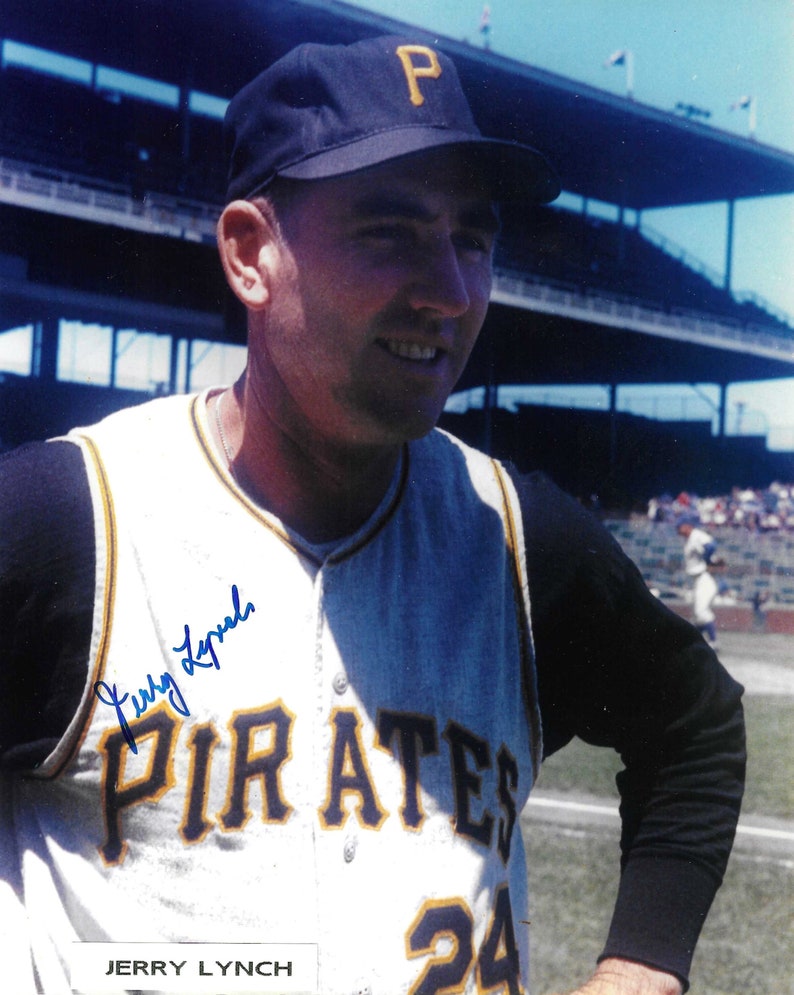 Jerry Lynch Pittsburgh Pirates Signed 8x10 Photograph - Etsy