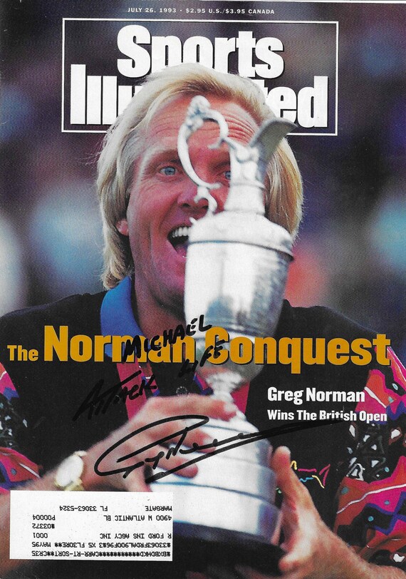Greg Norman Signed 7.5x10.5 Sports Illustrated Original - Etsy