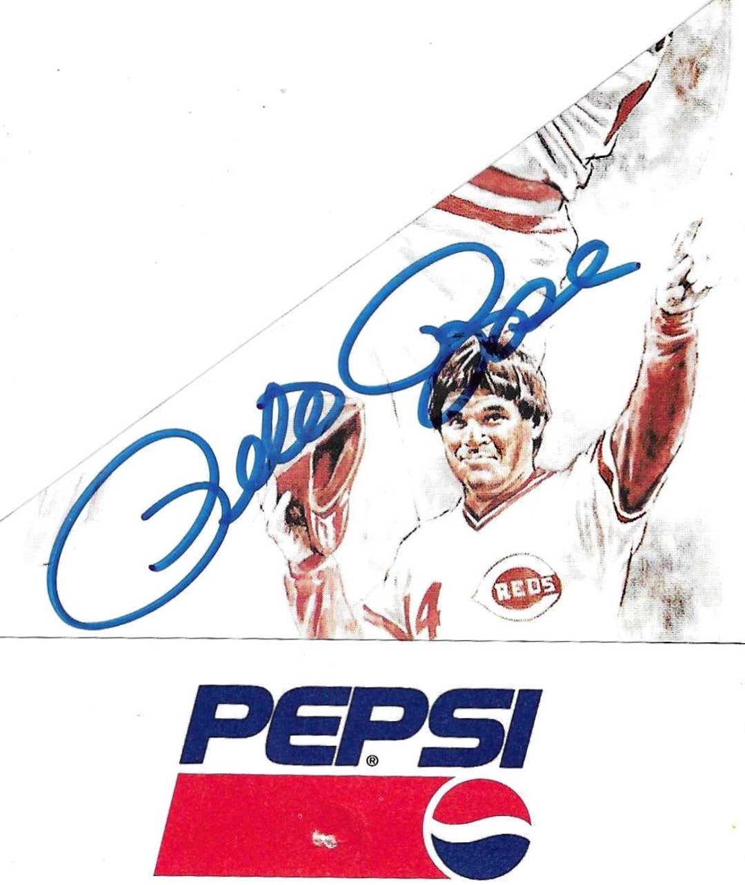 Pete Rose, Signed Pepsi Promo PLUS a 7x10 Magazine Page - Etsy