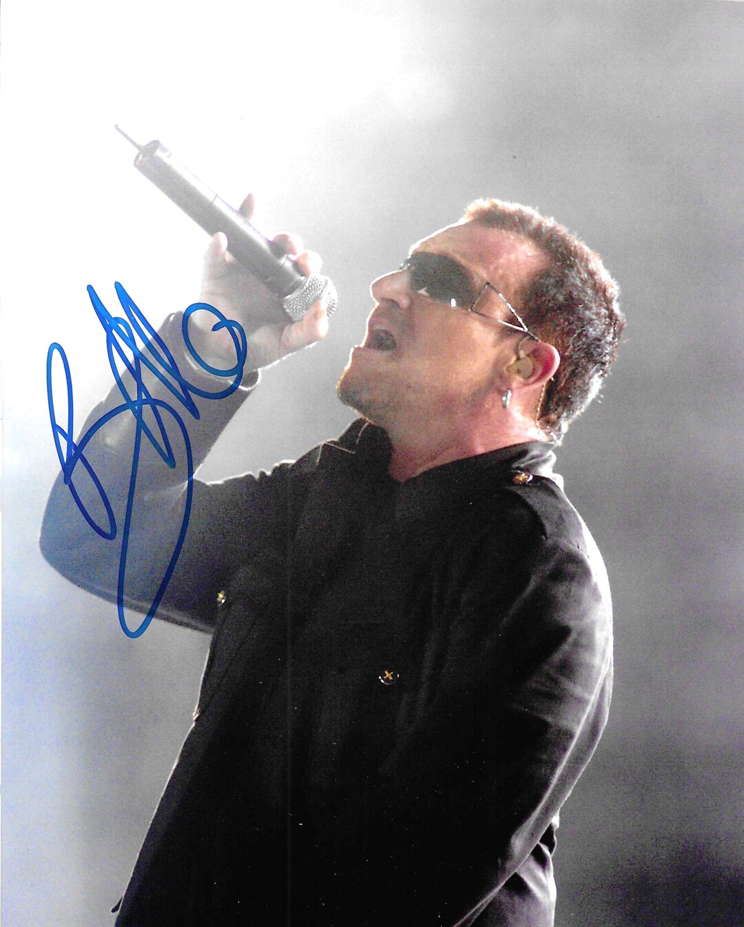 Bono, U2, Signed 8x10 Photograph - Etsy