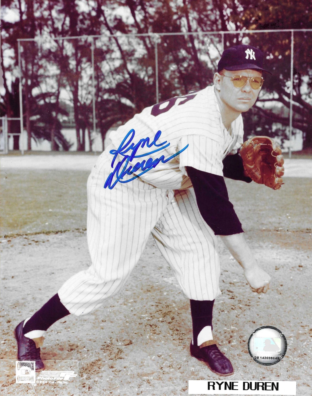 Ryne Duren New York Yankees Signed 8x10 Photograph - Etsy