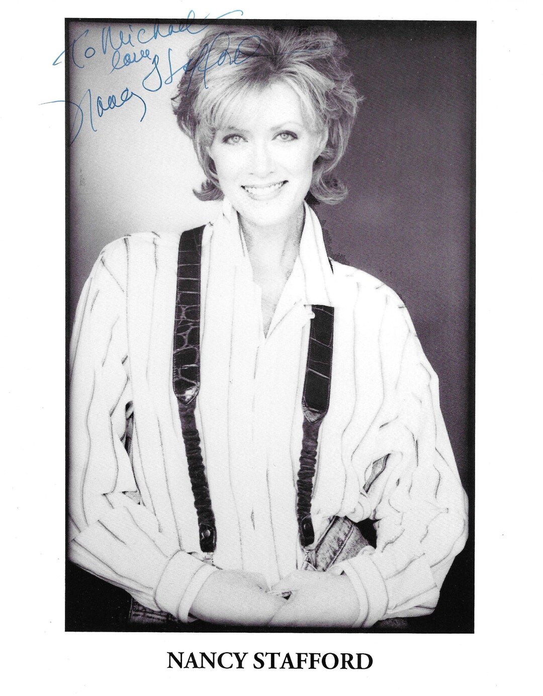 Nancy Stafford, Matlock, Signed 8X10 Photograph - Etsy Israel
