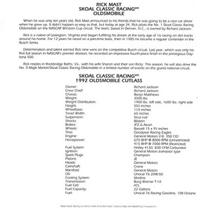 Rick Mast, Signed 8.5x8.5 Double Sided Promo Card - Etsy