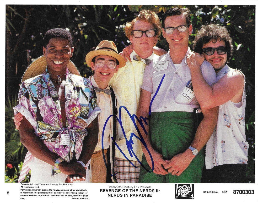 Donald Gibb, Revenge of the Nerds II, Signed 8x10 Original Lobby Card ...