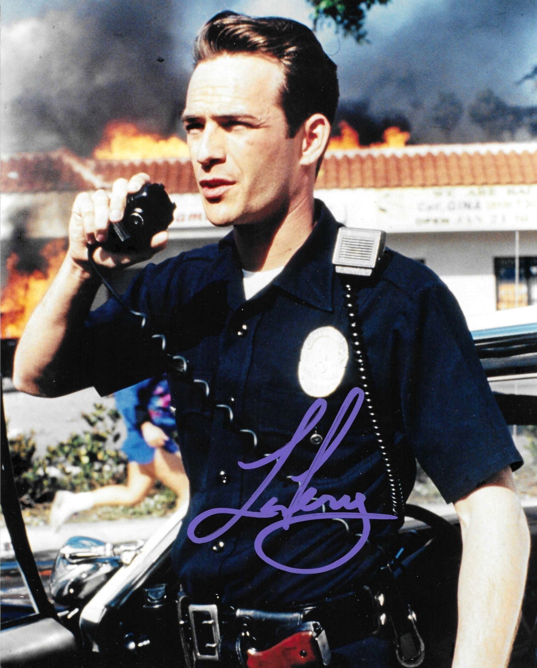 Luke Perry, Normal Life, Signed 8x10 Photograph - Etsy