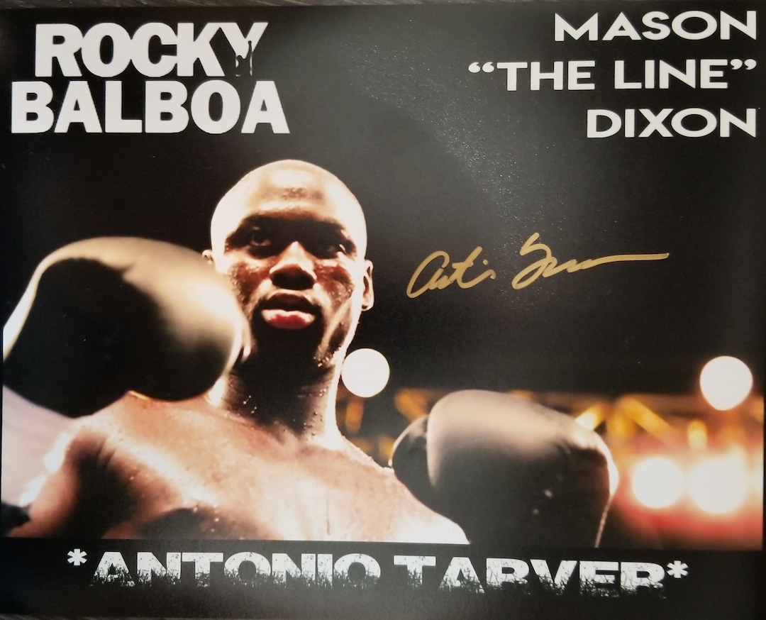 Antonio Tarver, Rocky Balboa, Mason Dixon, Signed 8x10 Photograph - Etsy
