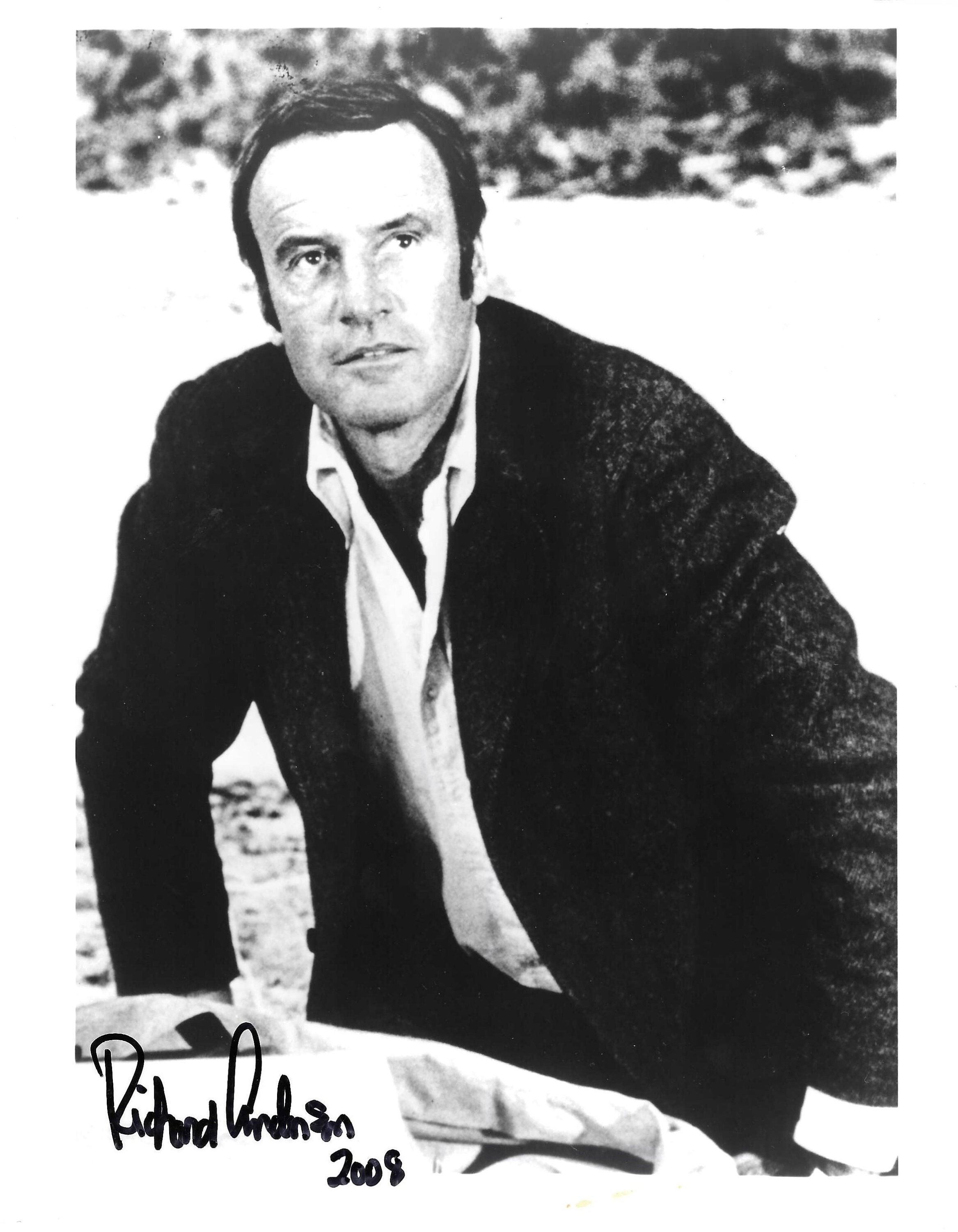 Richard Anderson Signed 8x10 Photograph - Etsy