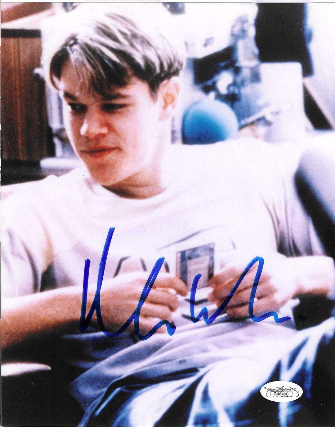 Matt Damon, Signed 8x10 Photograph, JSA Authenticated - Etsy