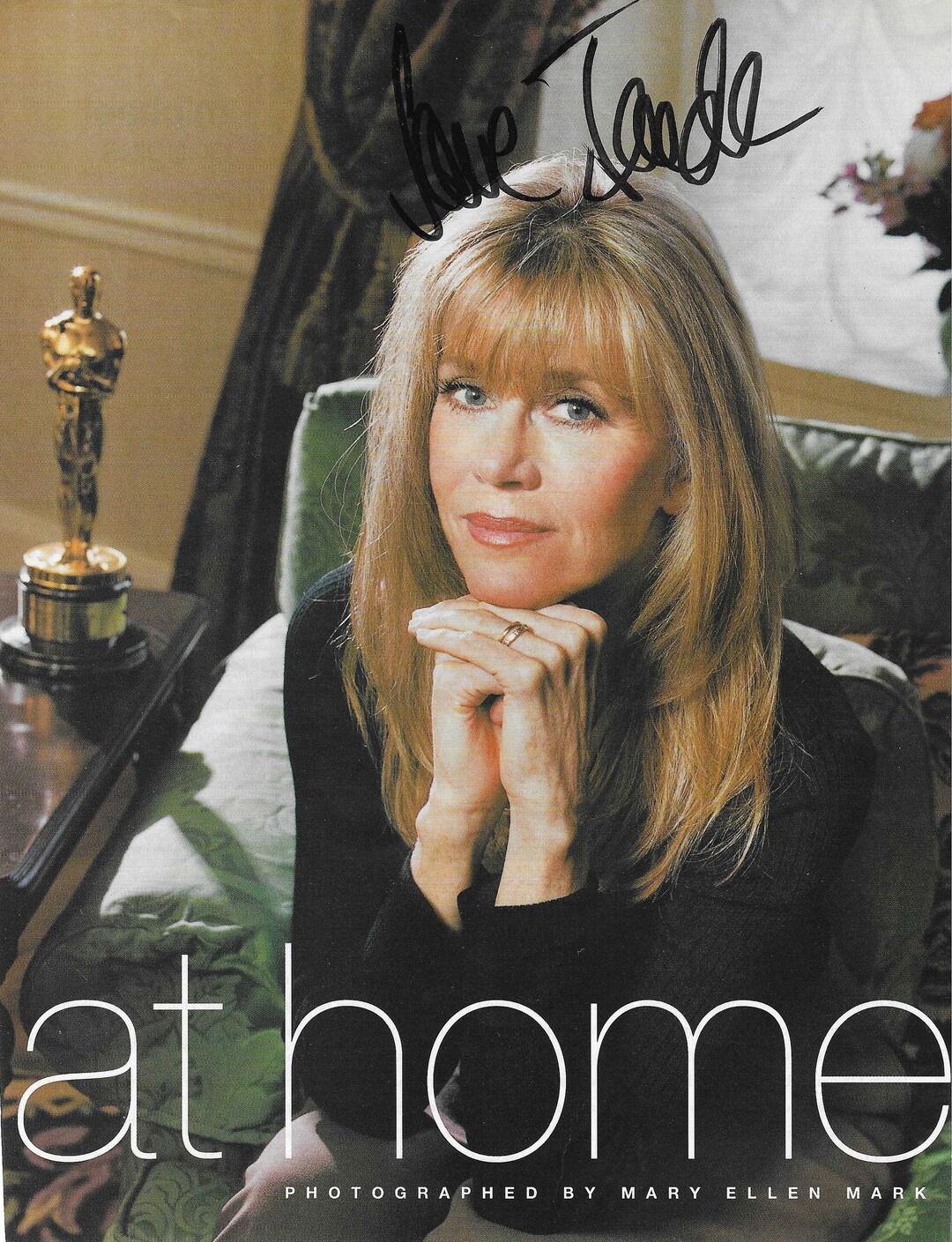 Jane Fonda, Signed 8x11 Magazine Page - Etsy