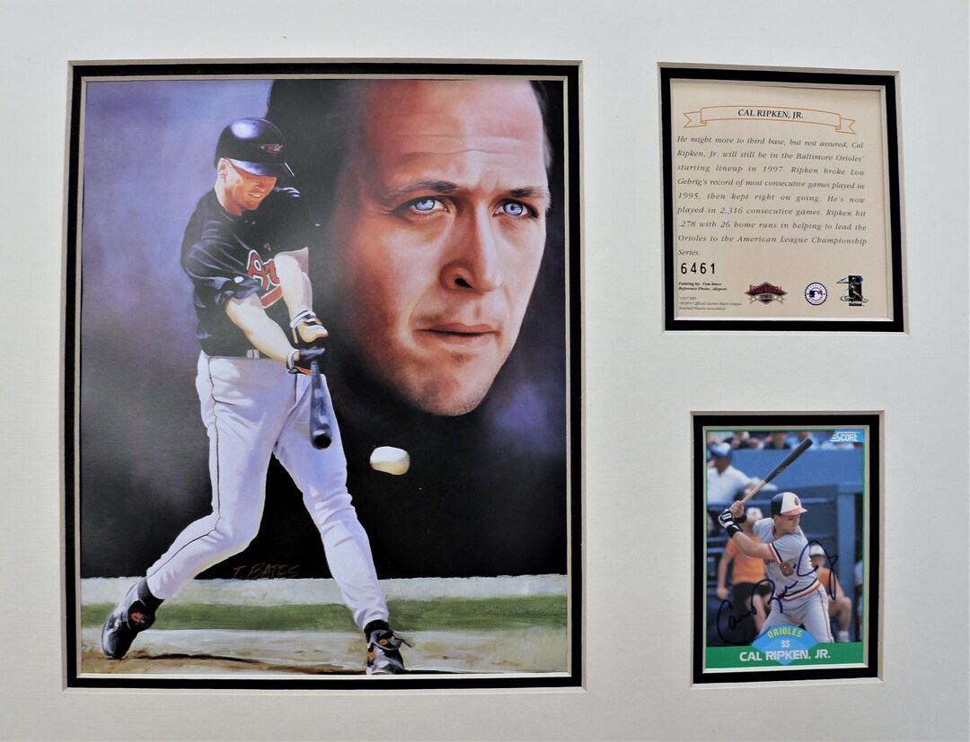 Cal Ripken Jr., Hall of Fame, Baltimore Orioles, Signed and Matted 14x11 Set - Etsy