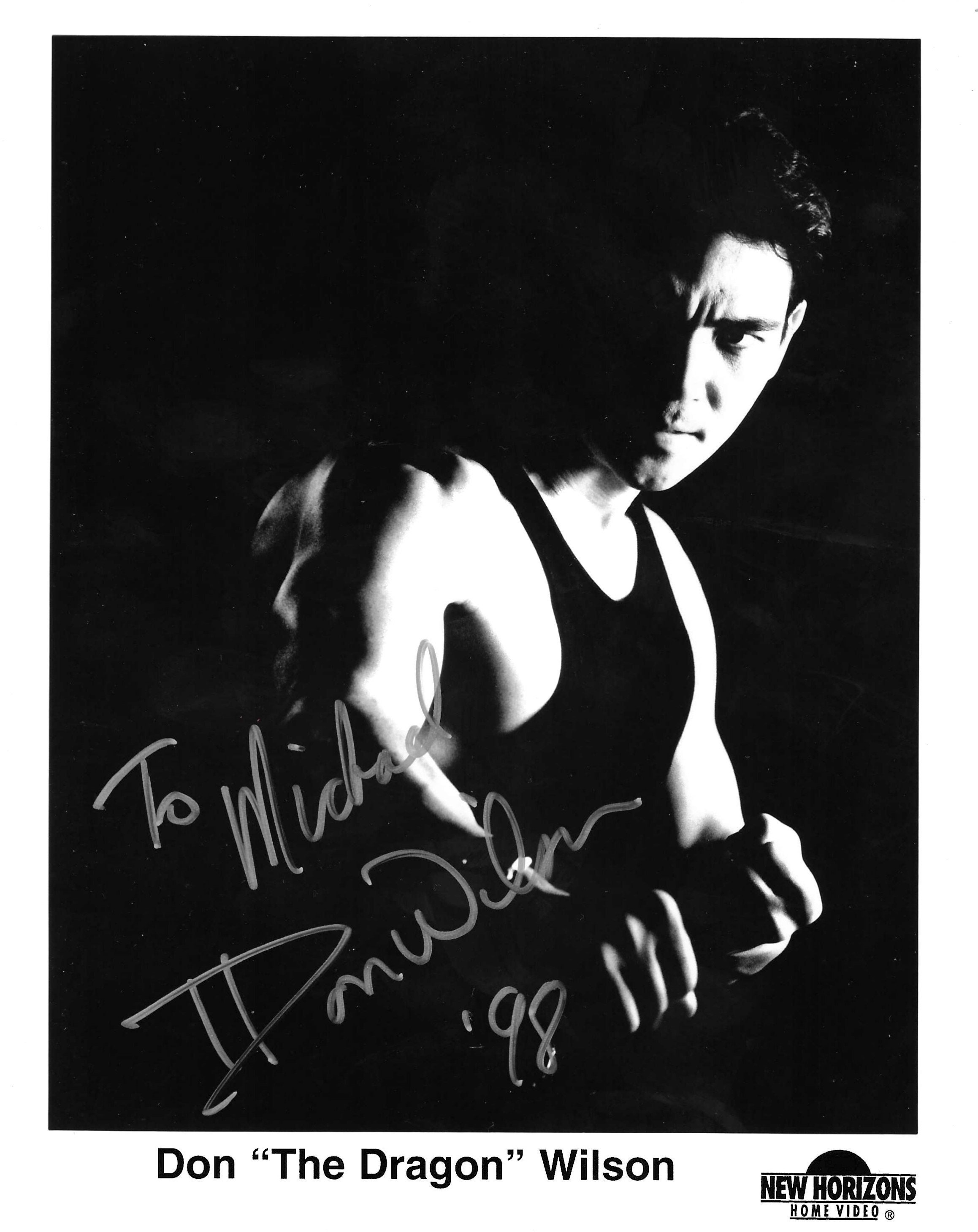 Don the Dragon Wilson Signed 8x10 Photograph - Etsy