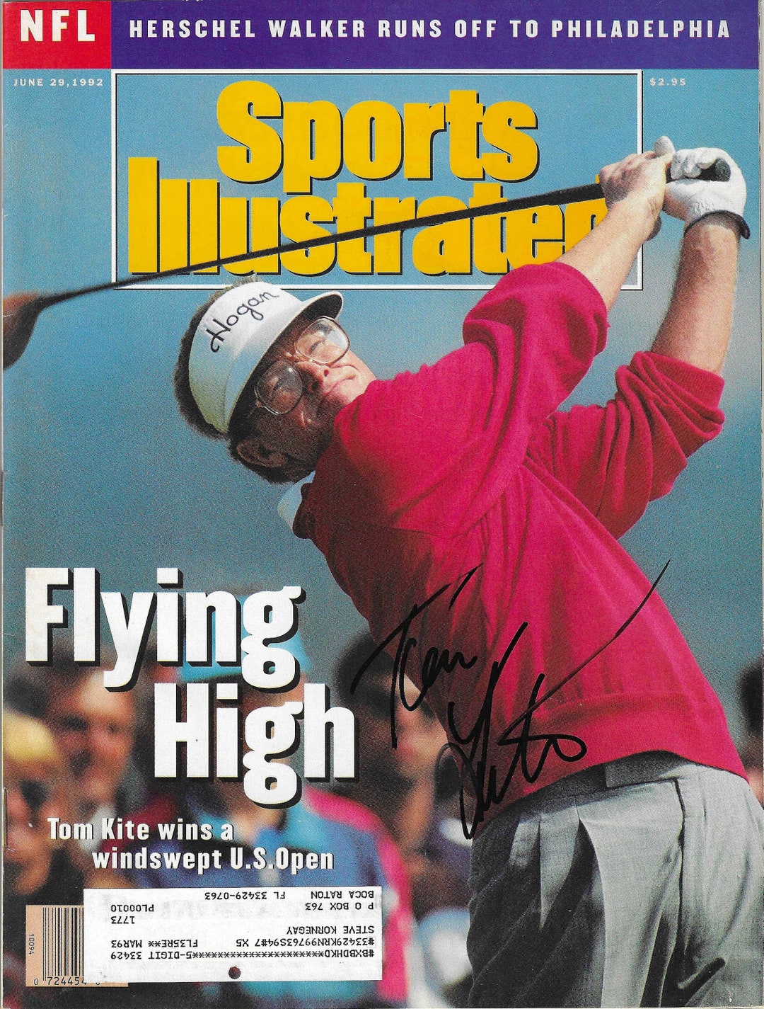 Tom Kite Signed Complete June 1992 Sports Illustrated - Etsy