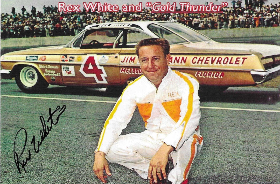 Rex White, Hall of Fame, Double Sided 4x6 Signed Promo Card - Etsy