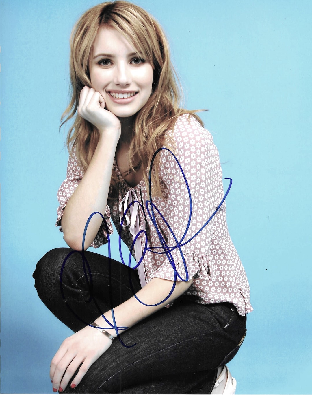Emma Roberts, Signed 8x10 Photograph - Etsy