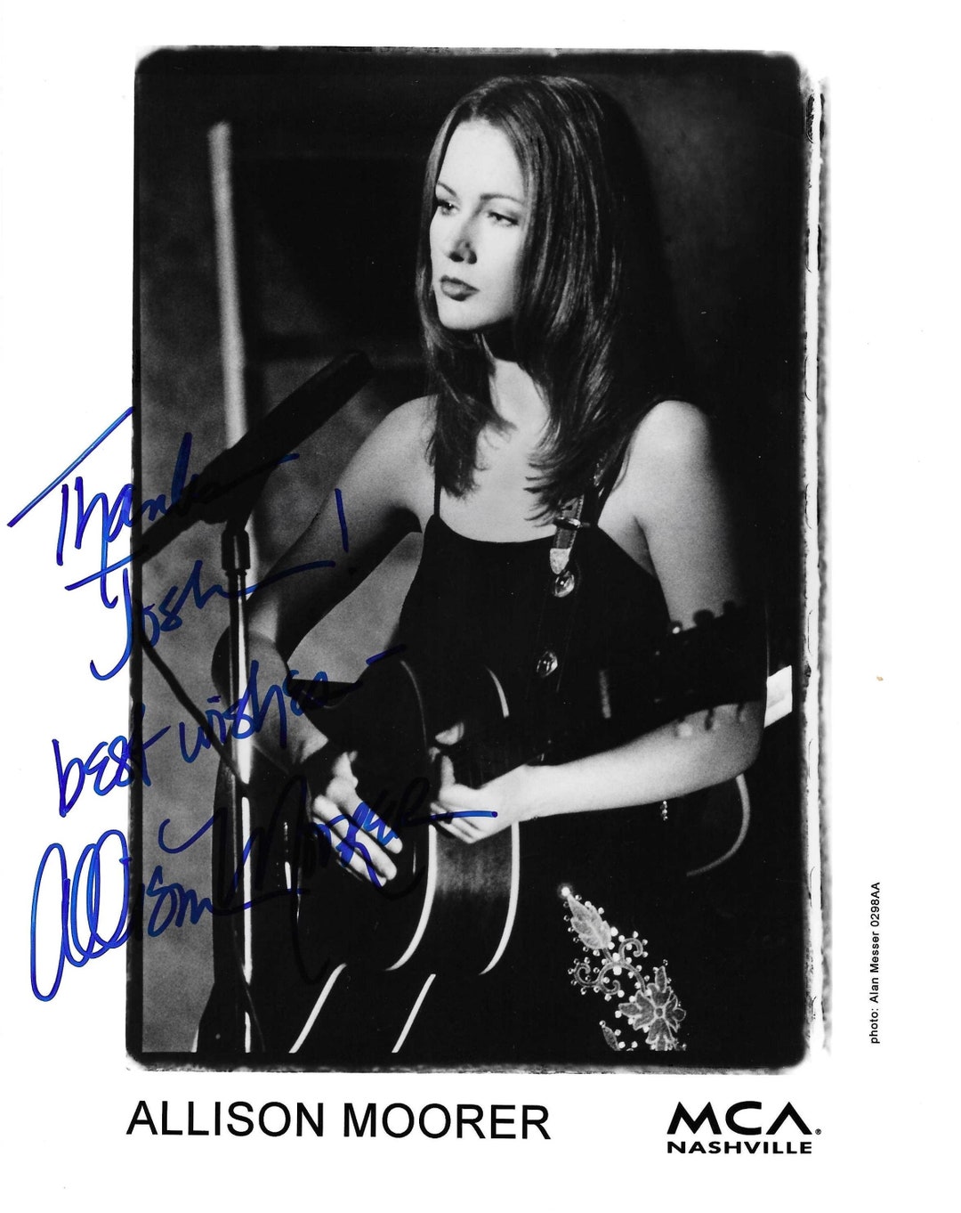 Allison Moorer, Singer, Songwriter, Signed 8x10 Photograph - Etsy