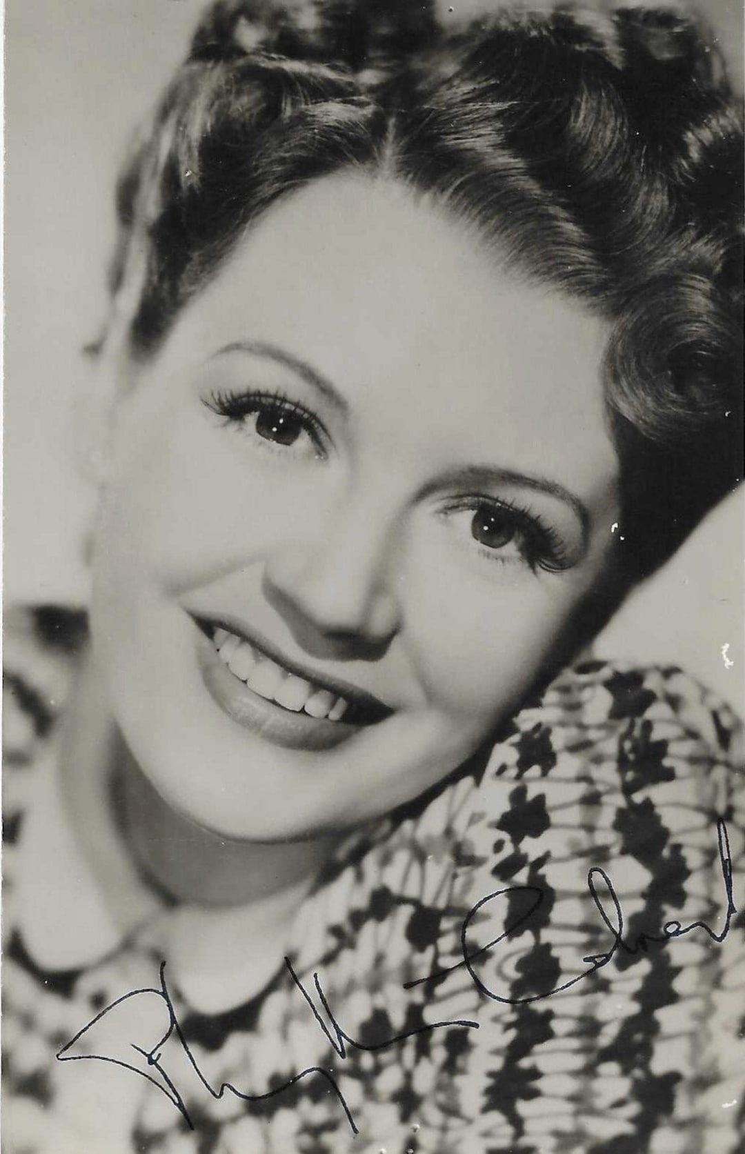 Phyllis Calvert, Signed 3.25x5 Photograph - Etsy