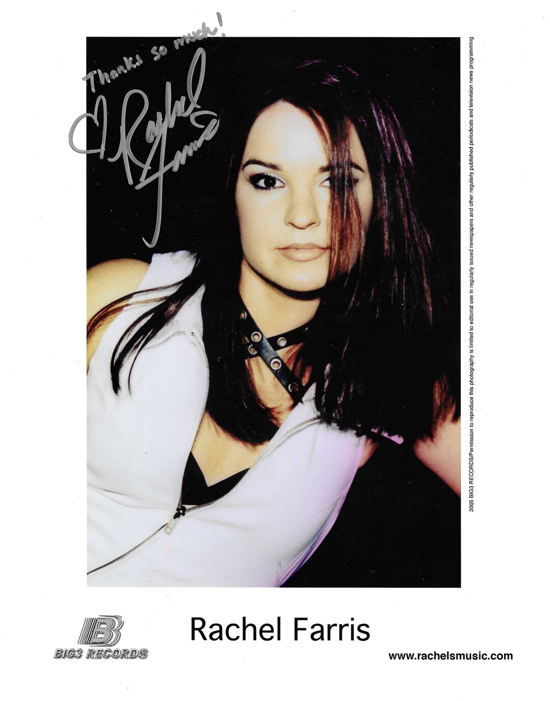 Rachel Farris, Signed 8.5x11 Photograph - Etsy