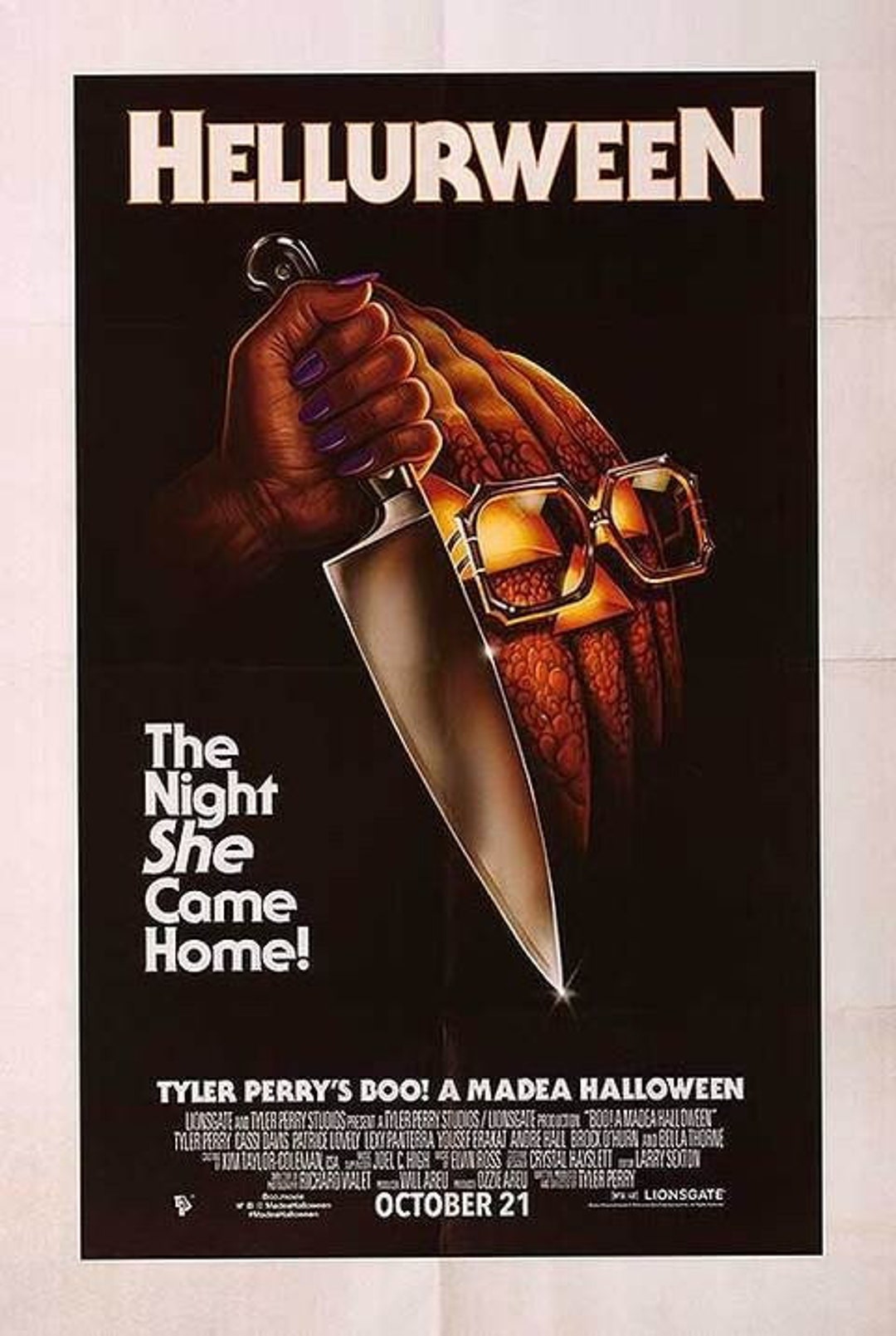 Boo A Madea Halloween Tyler Perry Original 40x27 Movie - Etsy