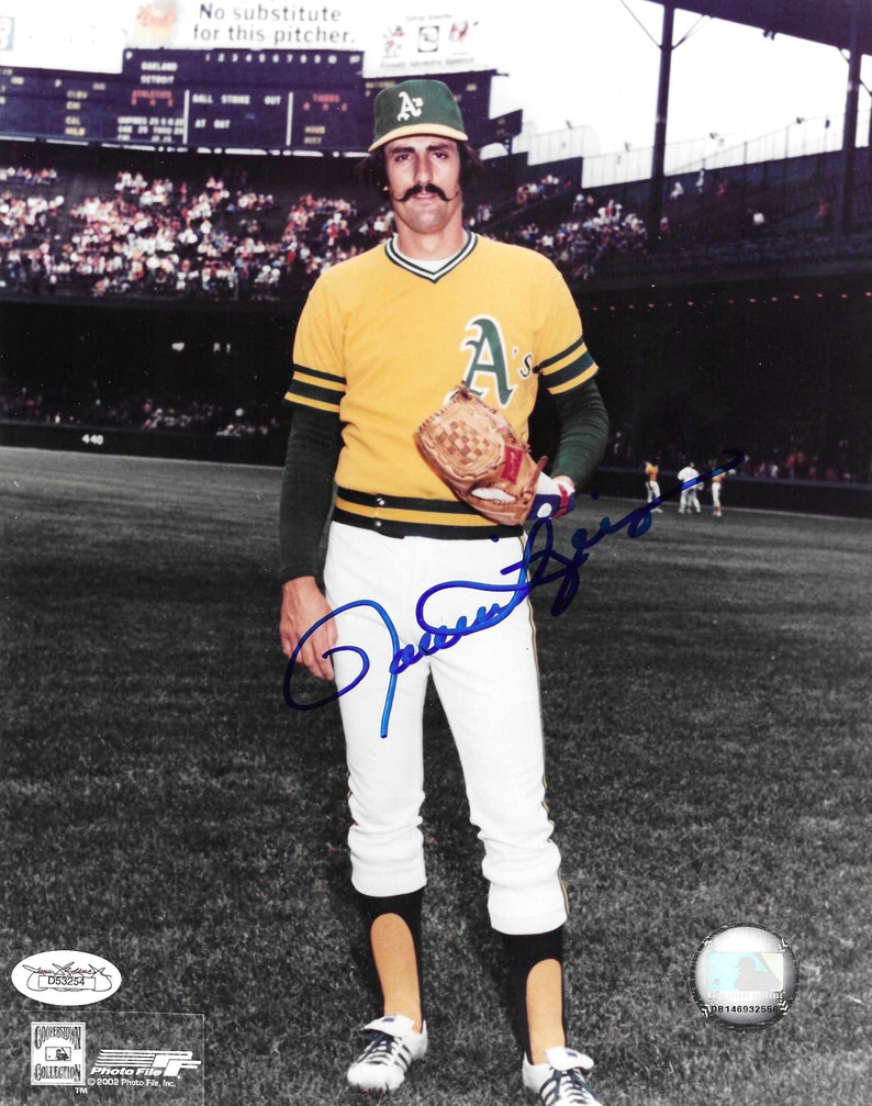 Rollie Fingers Hall of Fame Oakland A's Signed 8x10 - Etsy