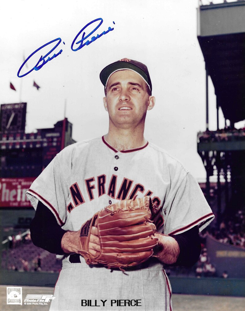 Billy Pierce, Signed 8x10 Photograph - Etsy