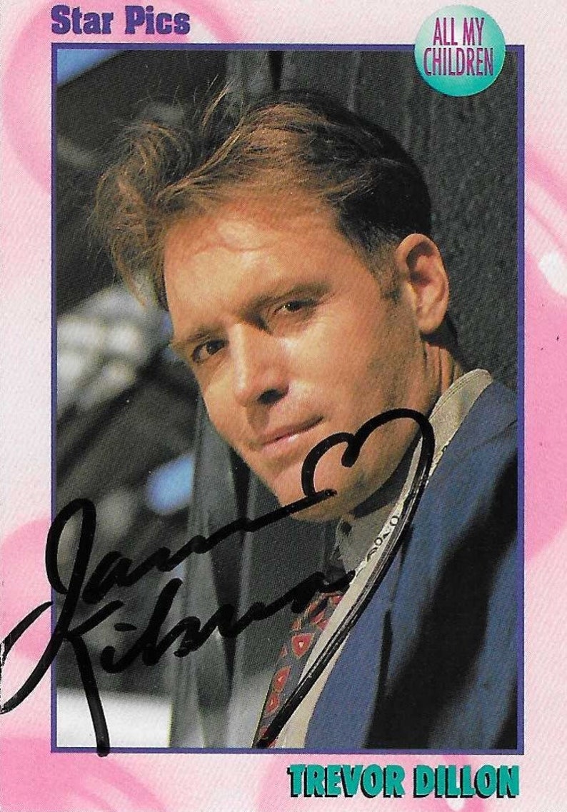 James Kiberd All My Children Signed 8x10 Photograph PLUS - Etsy