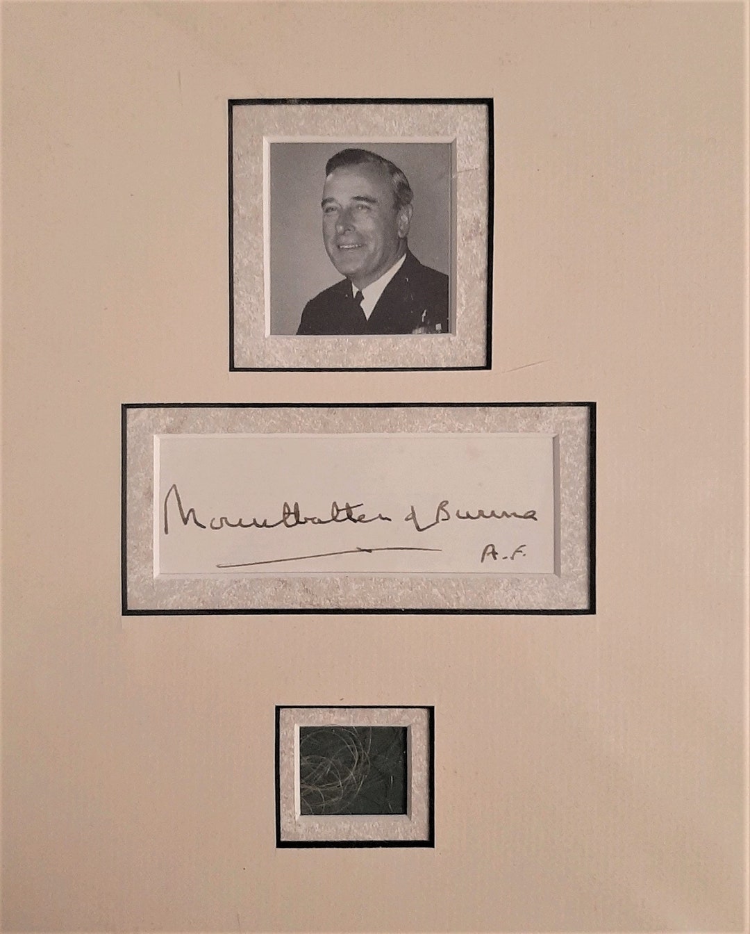 Lord Louis Mountbatten British Royalty Signature Set - Etsy
